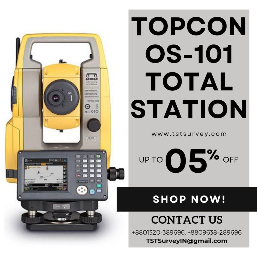 Topcon OS-101 Total Station - TST Survey Instruments