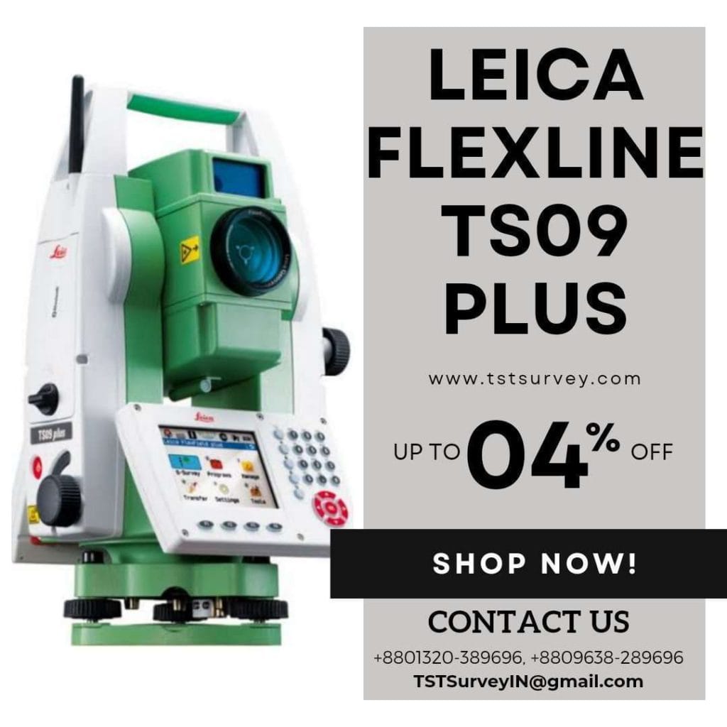 Leica FlexLine TS09 Plus Total Station - TST Survey Instruments