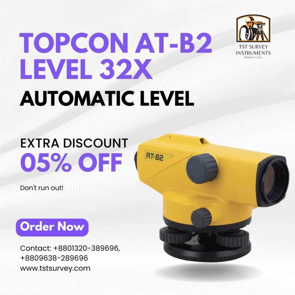 Topcon AT-B2 Automatic Level - TST Survey Instruments