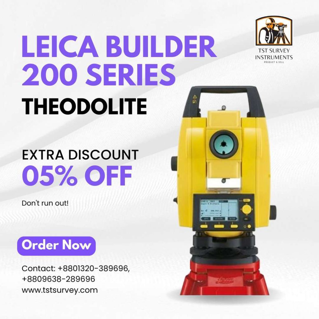 Leica Builder 200 Series Theodolite - TST Survey Instruments
