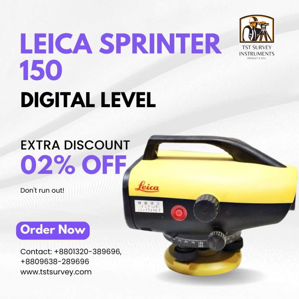 Leica Sprinter 150 Digital Level - TST Survey Instruments
