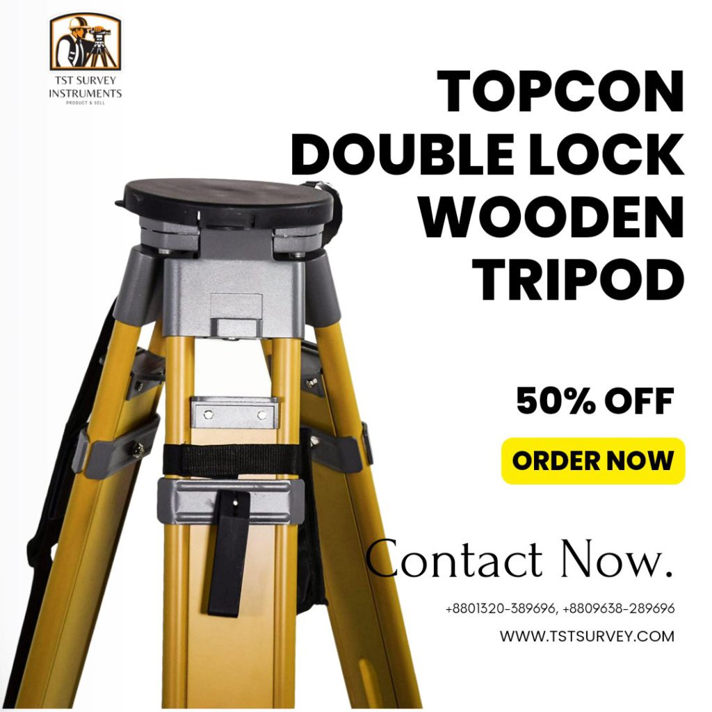 Sokkia Topcon Standard Wooden Tripod - TST Survey Instruments